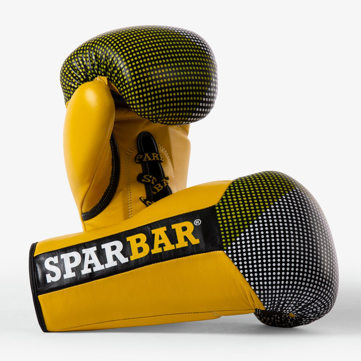SPARBAR® SB1 LACED BOXING GLOVE - YELLOW – SPARBAR BOXING