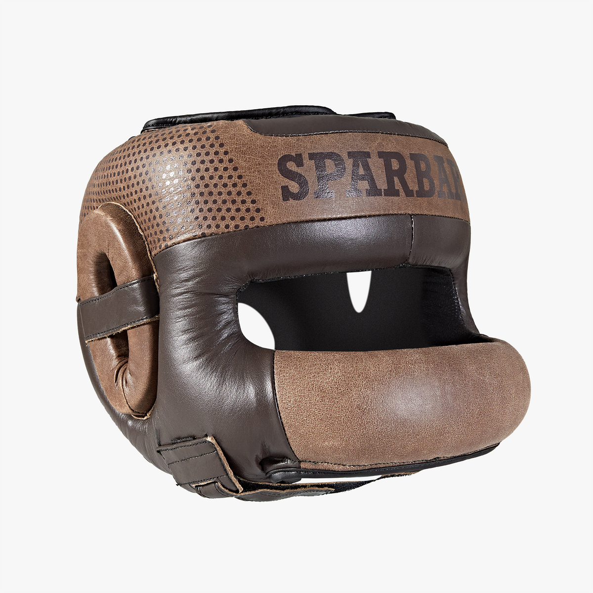 SPARBAR® SB1 BAR FACED SPARRING HEADGUARD - VINTAGE BROWN – SPARBAR BOXING